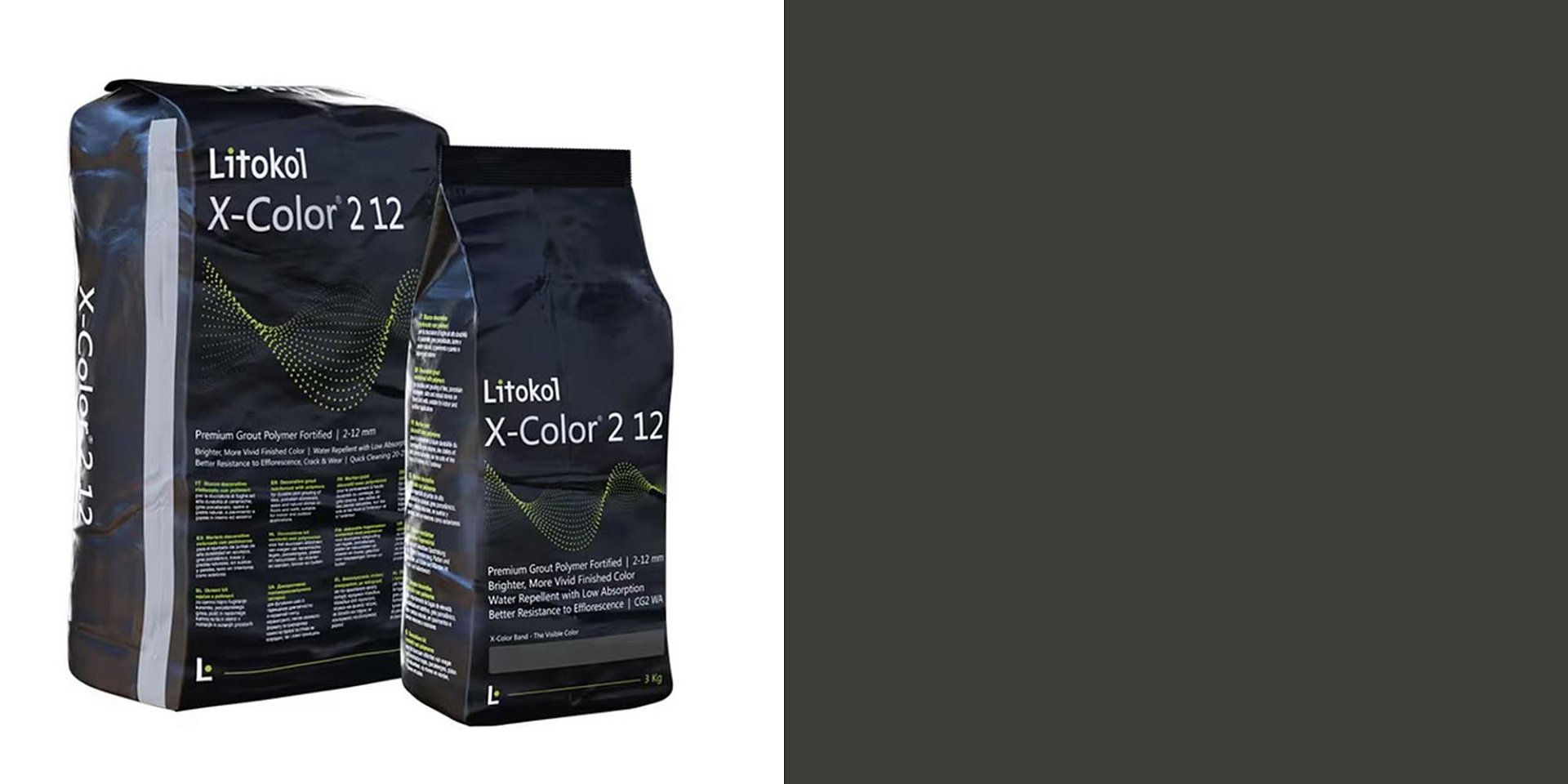 Litokol Затирка X-Color 2-12 12 Nero Antico 3 кг XCL212NAN0063 ...